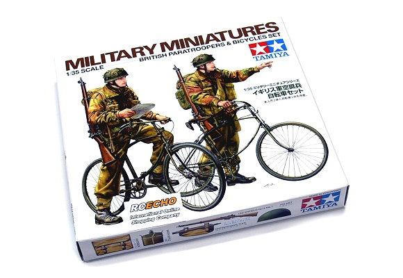 田宮軍事模型英國傘兵自行車 Tamiya 1/35 Paratroopers & Bicycles 35333, 興趣及遊戲, 玩具 & 遊戲 ...