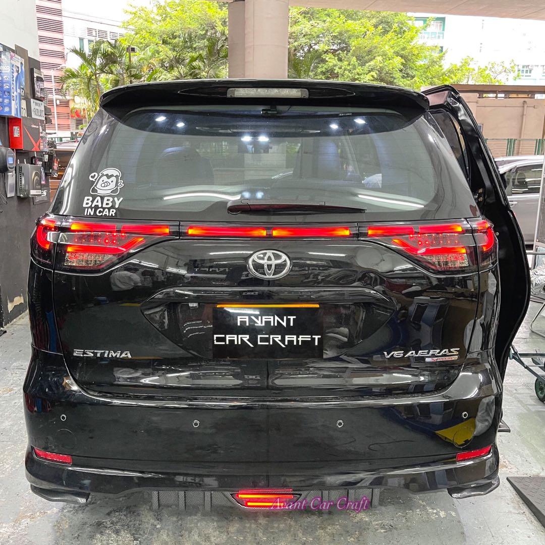 豐田 Toyota Estima Previa ACR50 GSR50 大霸 50系 包圍 頭唇 裙腳 尾擾流, 汽車配件, 改裝、內外零件 ...