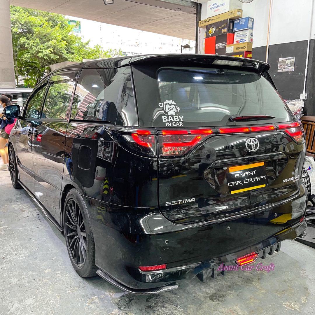 豐田 Toyota Estima Previa ACR50 GSR50 大霸 50系 包圍 頭唇 裙腳 尾擾流, 汽車配件, 改裝、內外零件 ...