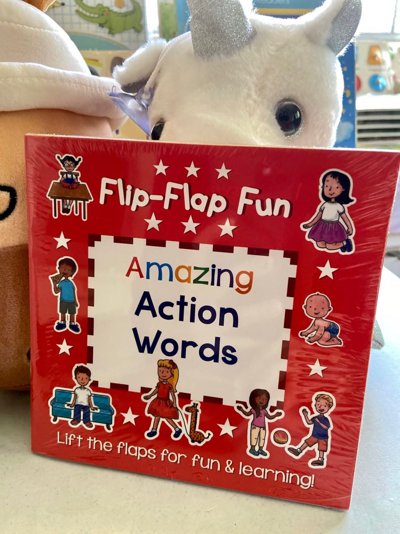 Action Words (Flip-flap book), Hobbies & Toys, Books & Magazines ...