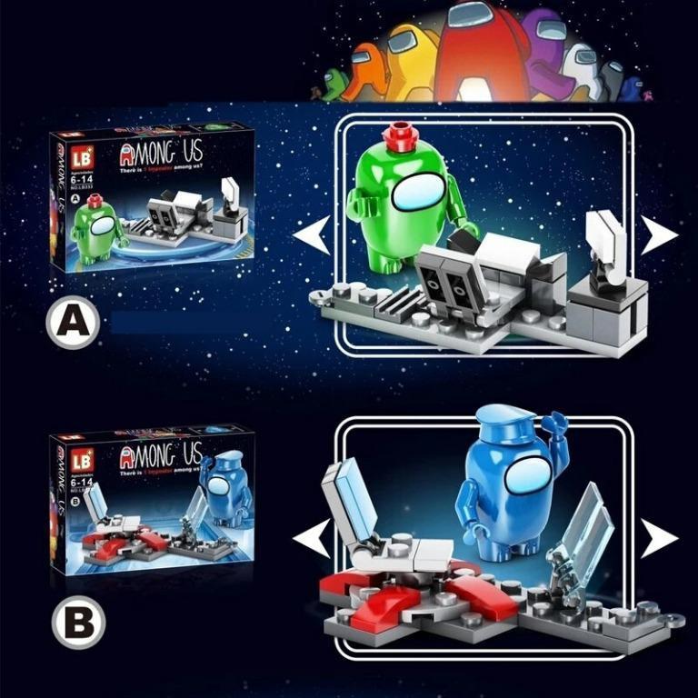 Among Us Building Blocks Bricks Action Figure Toy (Full set), Hobbies ...