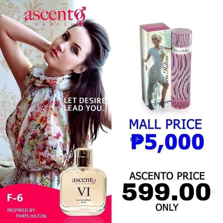 Ascento Parfum Paris Hilton, Beauty & Personal Care, Fragrance ...