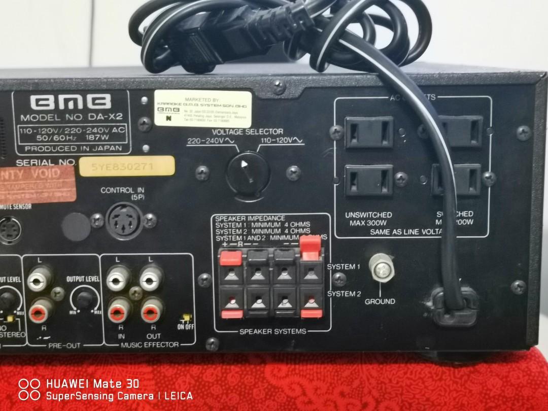 BMB DA-X2 KARAOKE AMPLIFIER MADE IN JAPAN, Audio, Soundbars, Speakers ...