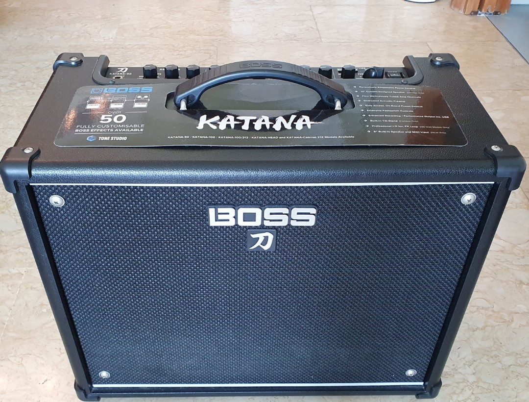 Boss Katana 50 mk1 Guitar Amp, Hobbies & Toys, Music & Media, Musical ...