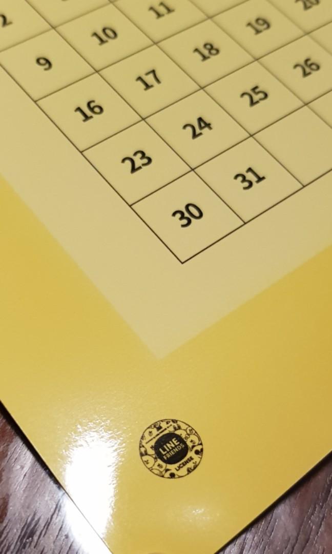 BT21 May & June 2021 calendar poster & Line Friends Plastic Bags ...