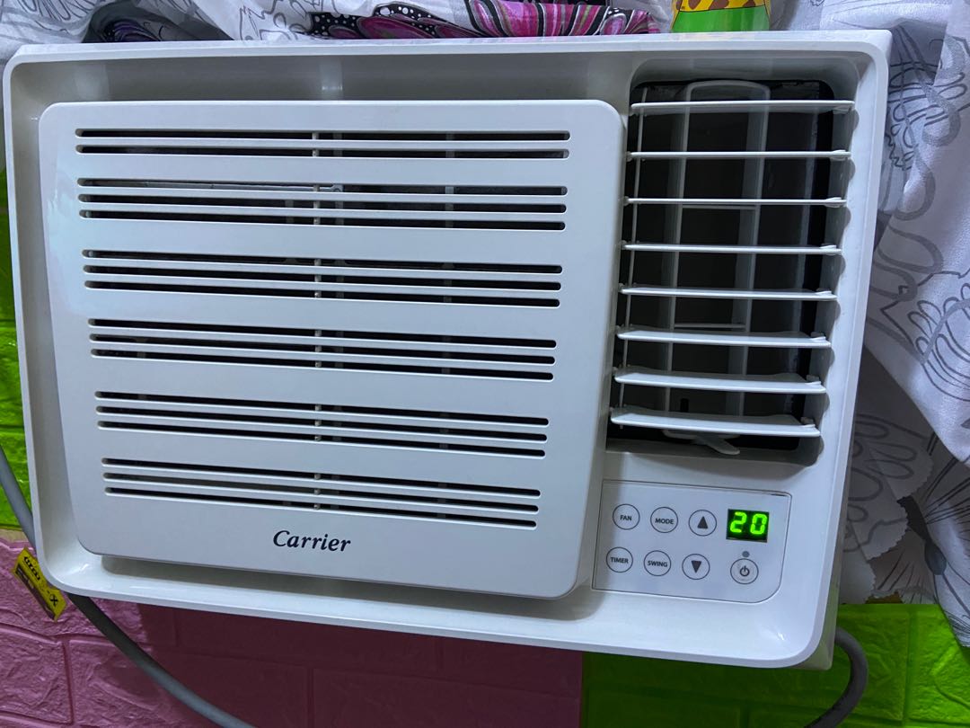Carrier Aircon Window Type 1Hp, TV & Home Appliances, Air Conditioning ...
