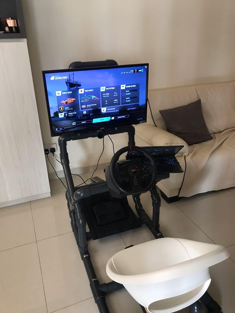 DIY PVC SIM Racing Rig, Video Gaming, Gaming Accessories, Game Gift ...