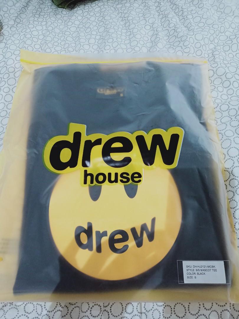 Drew House Black Smiley Tee, Men's Fashion, Tops & Sets, Tshirts & Polo ...