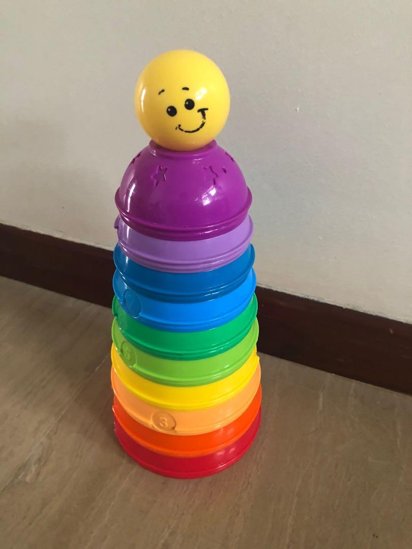 Fisher Price Stack & Roll Cups, Babies & Kids, Infant Playtime on Carousell