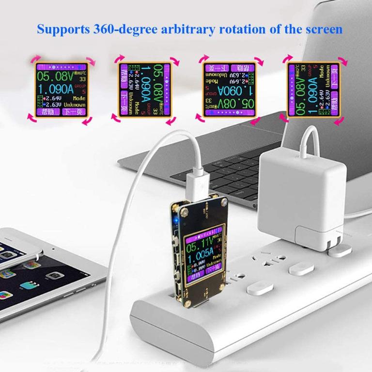 FreeDelivery USB Tester Voltmeter USB Voltage Tester and Current Tester ...