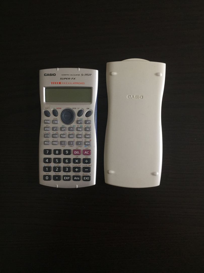 （$210減價至$180）fx-3950P,SUPER-FX計算機（超新剛拆封的DSE專用計數機）, 興趣及遊戲, 手作＆自家設計, 文具 - Carousell