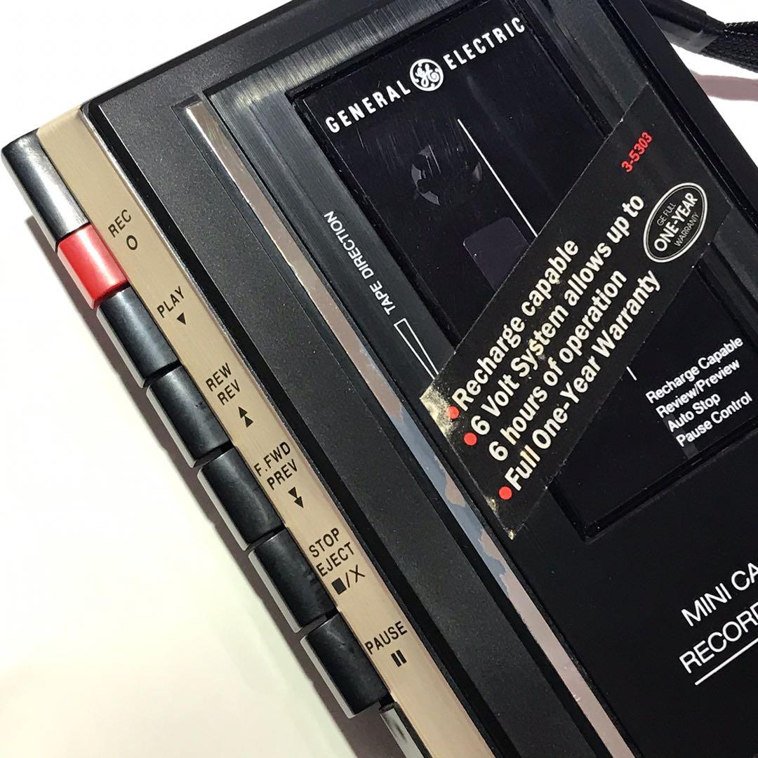 GE 通用電氣 Walkman / Cassette Recorder 錄音帶機/ 卡式帶機, 音響器材, 錄音機 - Carousell