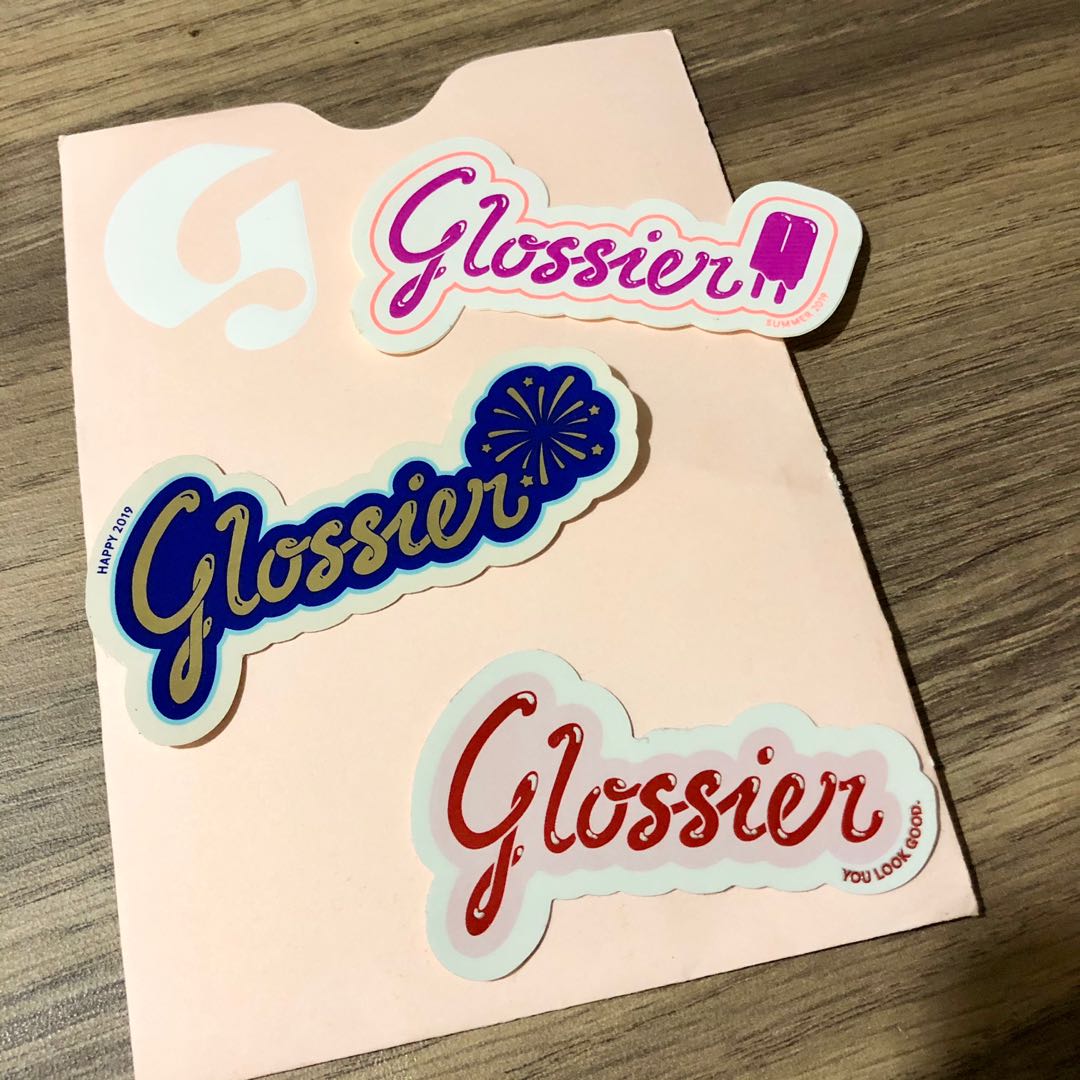 Glossier Stickers, Everything Else on Carousell