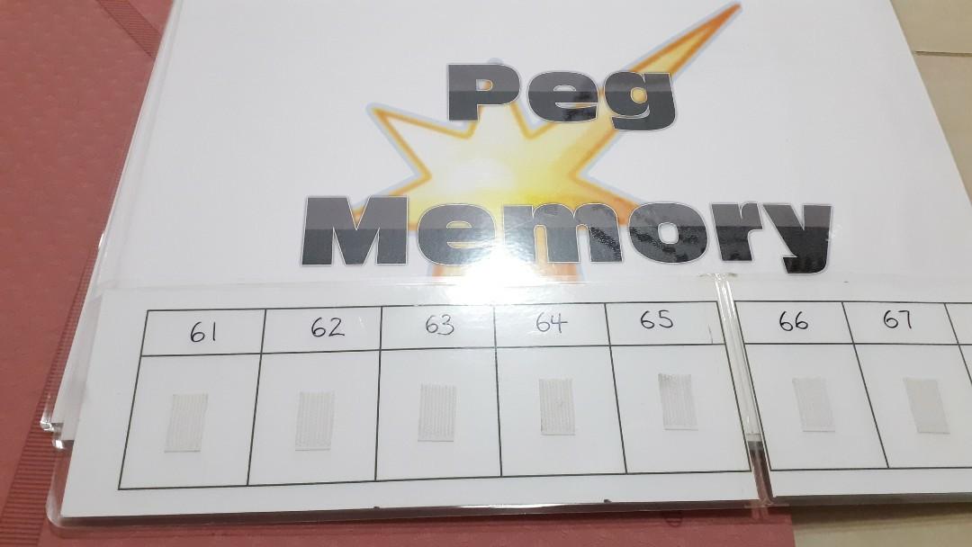 Heguru Peg Memory — Right brain, Shichida, Hobbies & Toys, Books ...