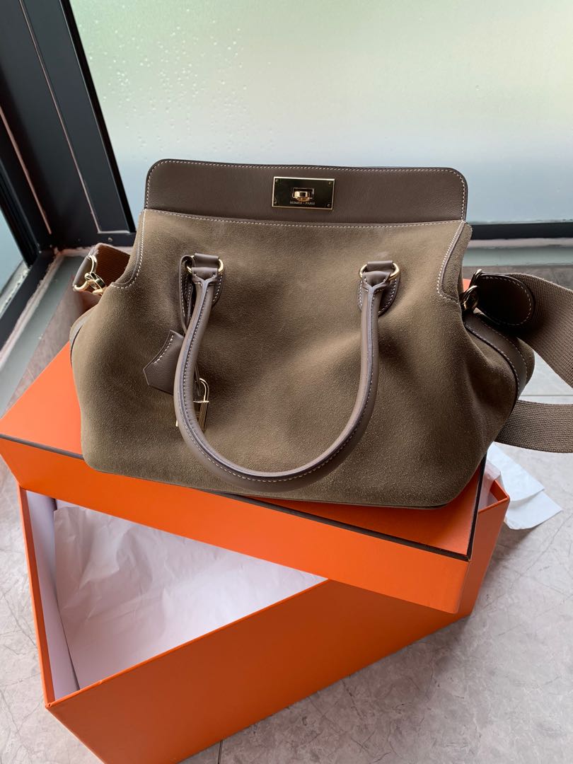 Hermes toolbox, Luxury, Bags & Wallets on Carousell