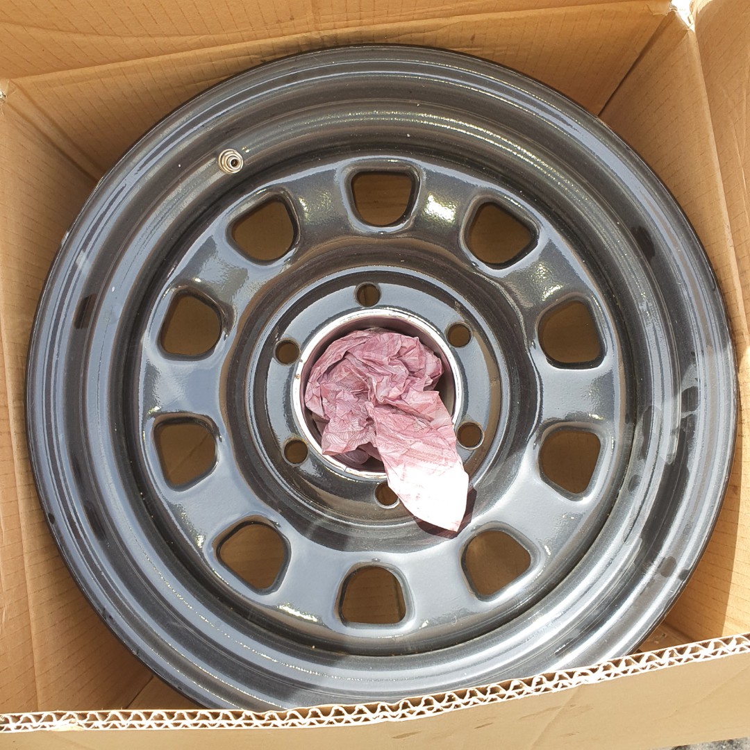 Hiace 15 Inch offset rim., Car Accessories, Tyres & Rims on Carousell