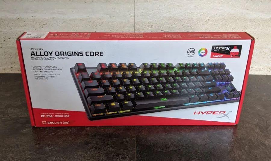 HyperX alloy origins core tkl gaming keyboard (red linear switch ...
