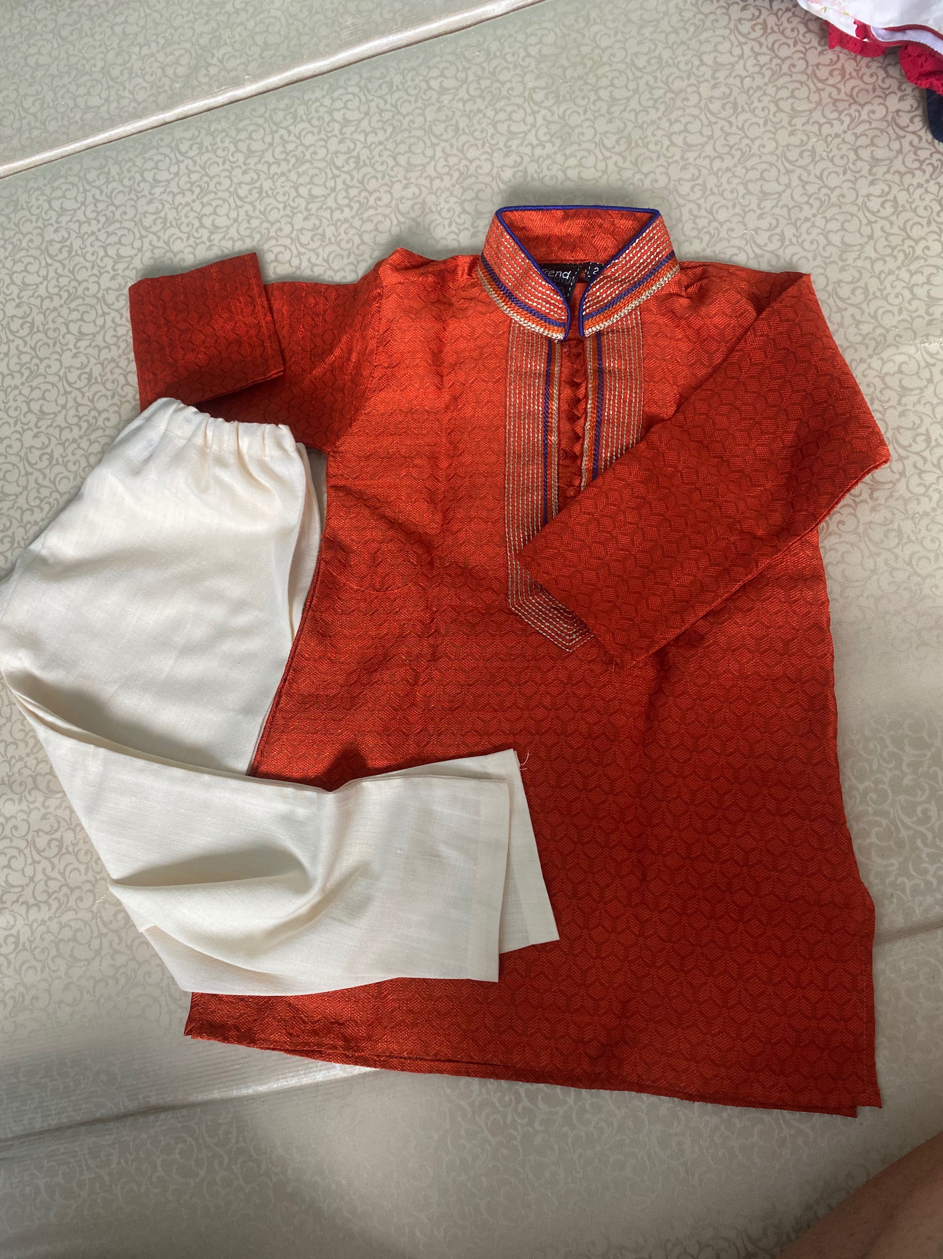 Indian traditional costume - jippa with pants, Babies & Kids, Babies ...