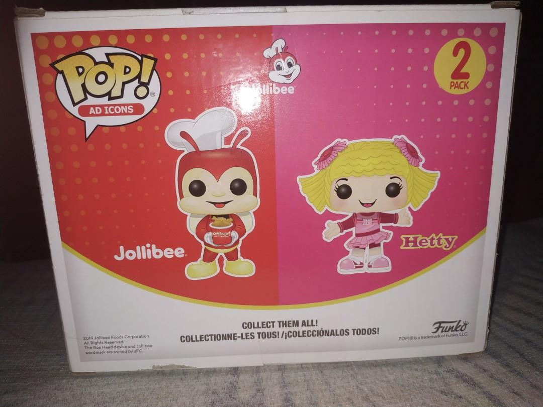 Jollibee & Hetty Spaghetti Funko Pop! (with Protector), Hobbies & Toys ...