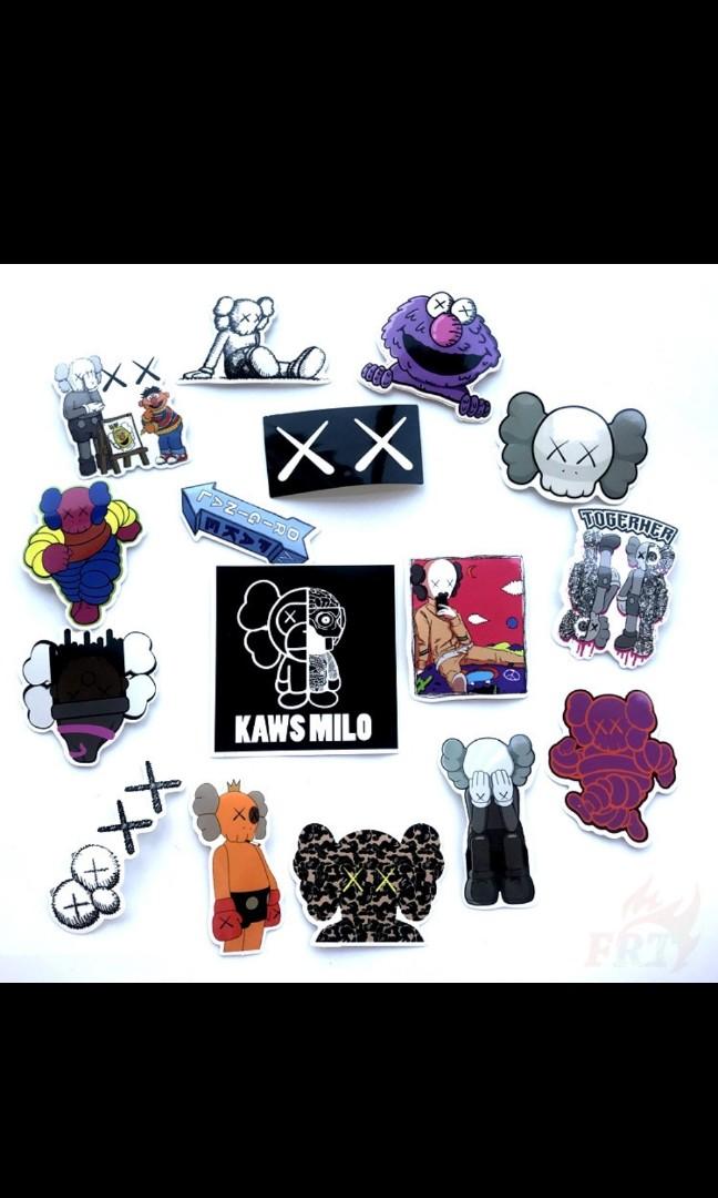 Kaws sticker, Hobbies & Toys, Collectibles & Memorabilia, Fan ...