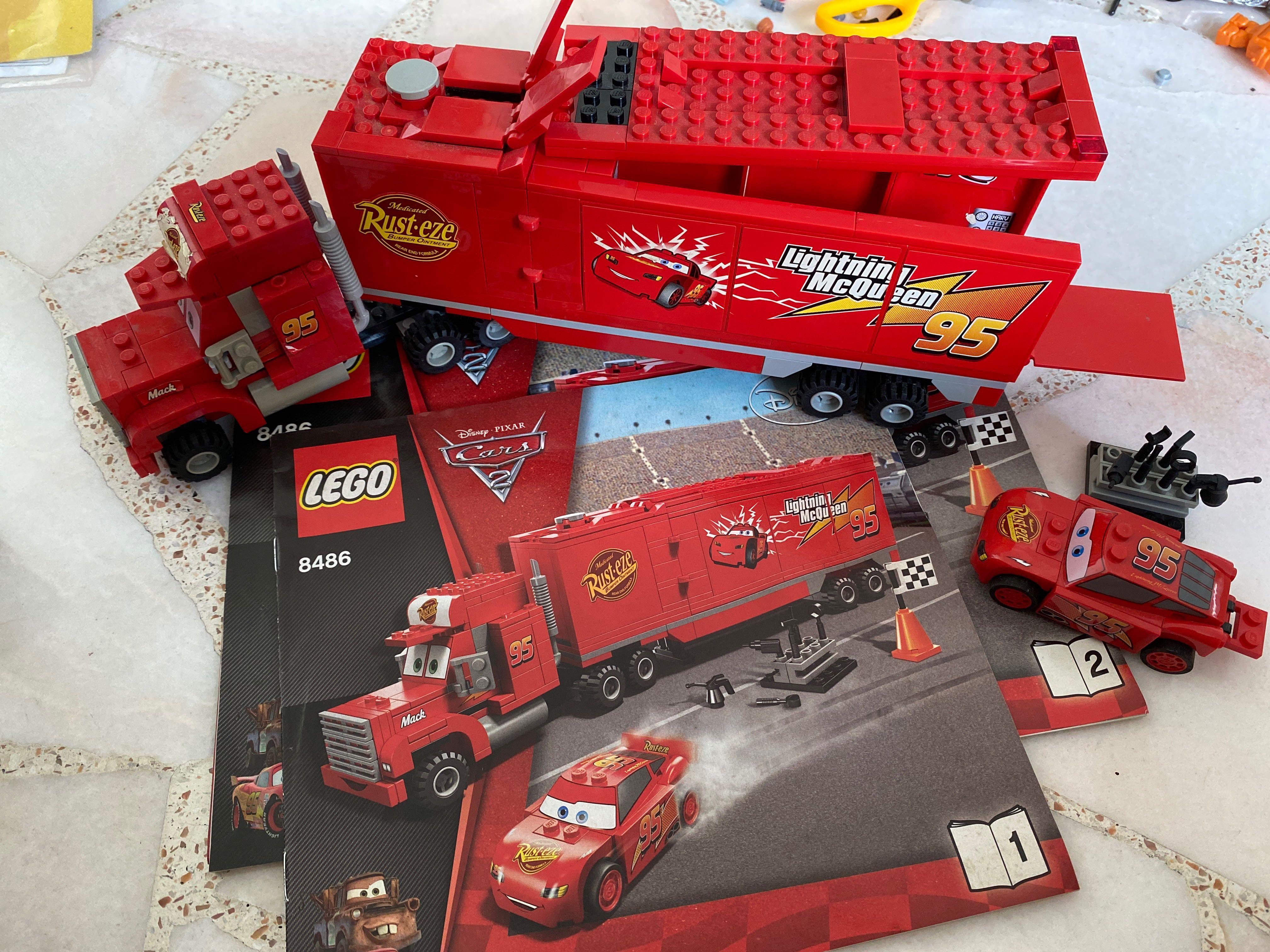 LEGO Cars Mack's Team Truck 8486, Hobbies & Toys, Toys & Games on Carousell