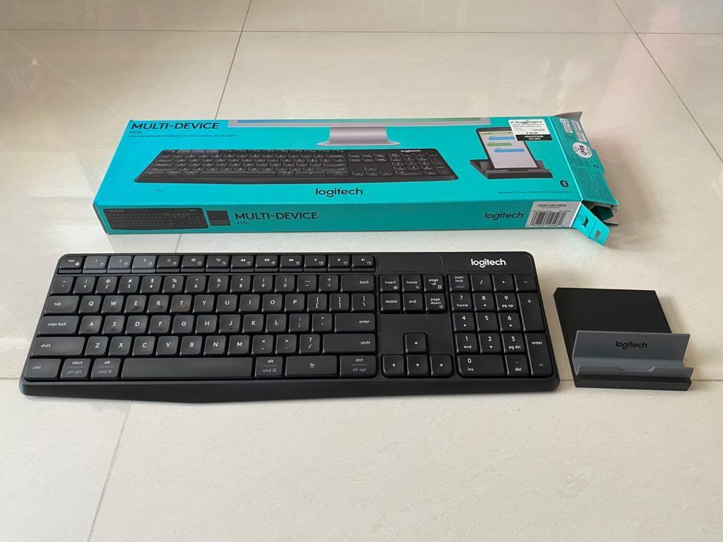 LOGITECH Keyboard with Numeric Keypad, Computers & Tech, Parts ...