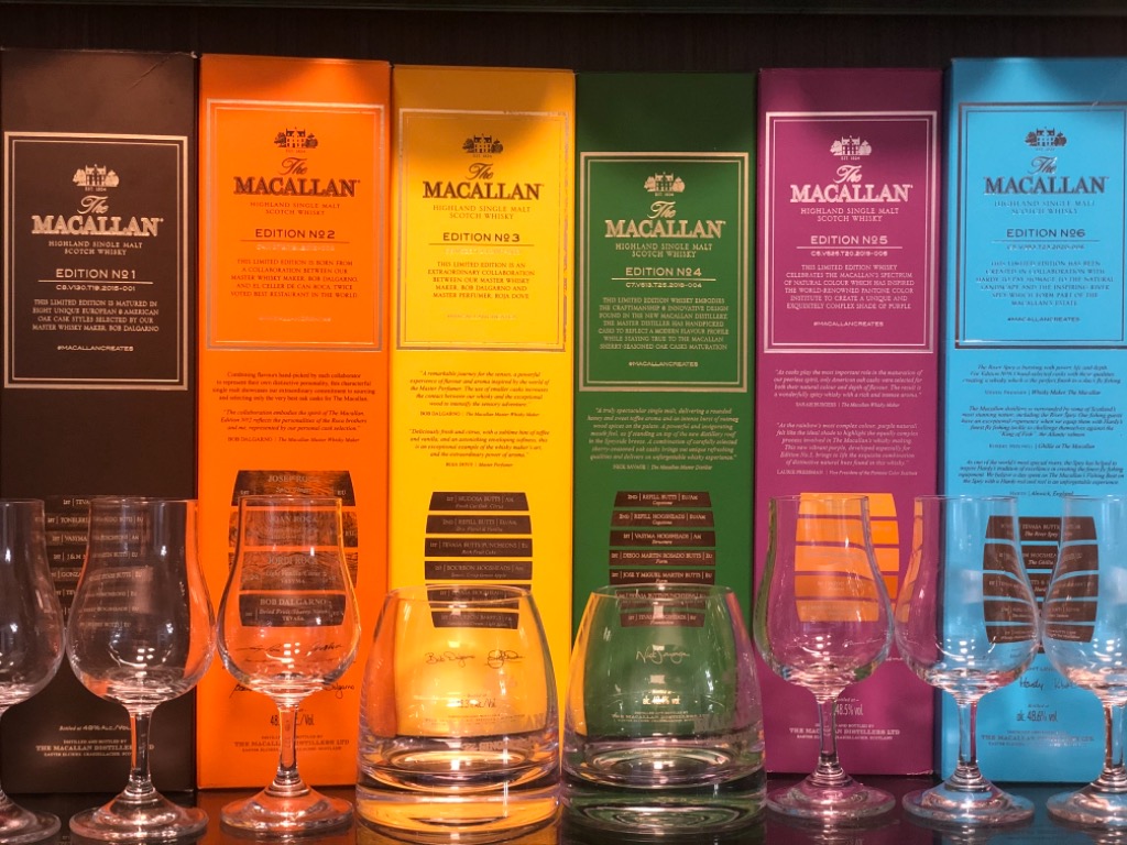 Macallan - Edition Series (complete set 6 x 70cl), Food & Drinks ...