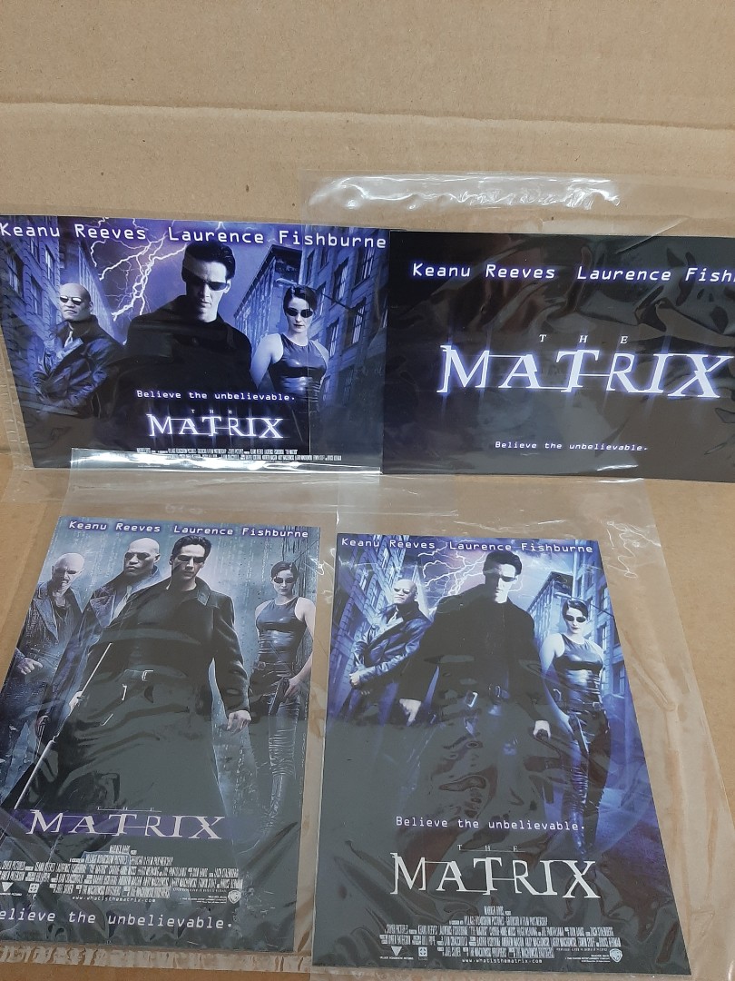 Disney Pooh Tigger Star Wars MATRIX LOTR MOVIE FLYER MINI POSTER Hand ...