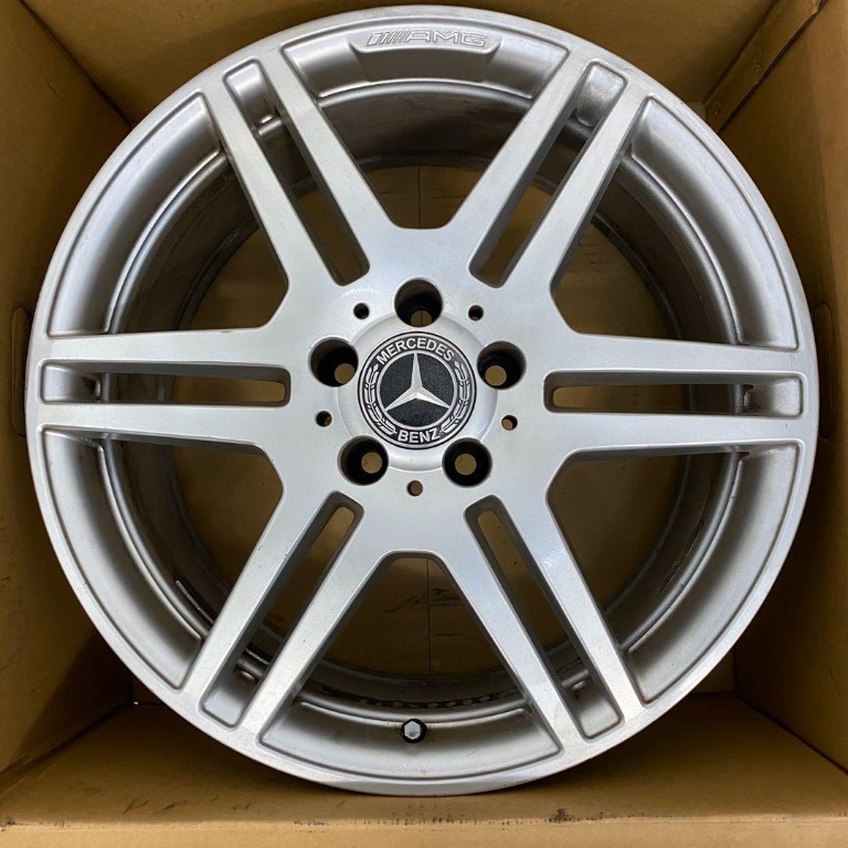 mercedes amg rim 18'' and tyres, Car Accessories, Tyres & Rims on Carousell