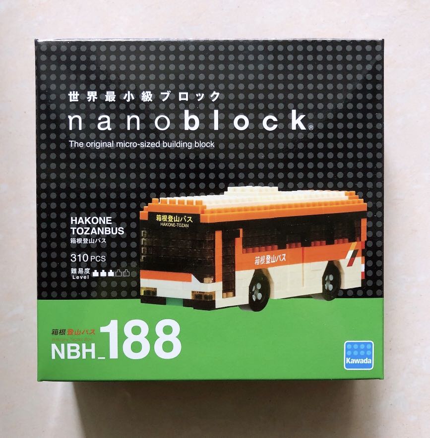 nanoblock Hakone Tozanbus 箱根登山巴士, 興趣及遊戲, 玩具 & 遊戲類 - Carousell