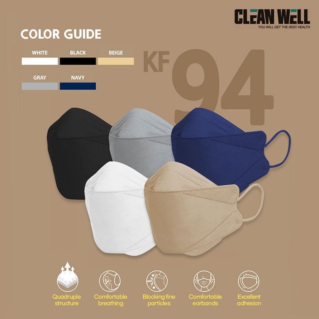 [New Cleanwell] KF94 Korean Style Color mask, Everything Else on Carousell
