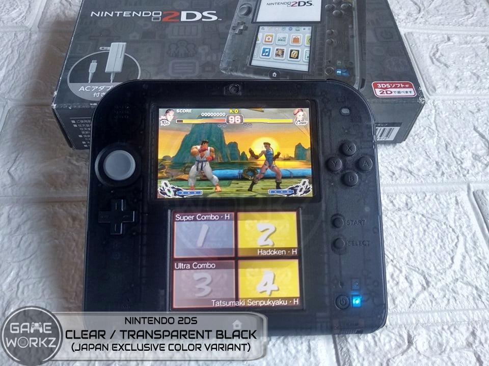 Nintendo 2DS Transparent / Clear Black, Video Gaming, Video Games ...