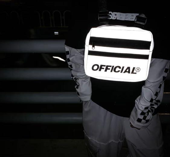 Original HGUL+BAG Reflective Chest Bag readystock, Men's Fashion, Bags ...
