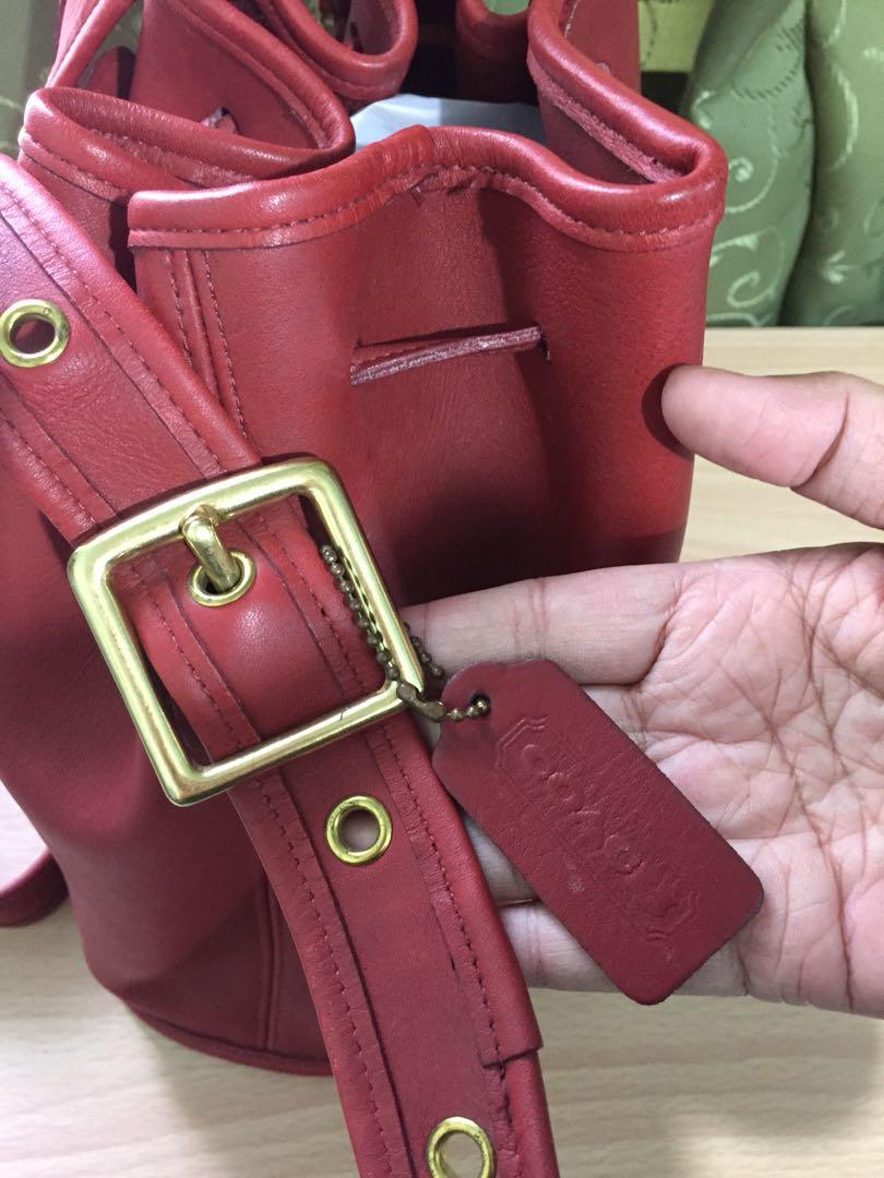 Original vintage Coach bucket bag, Women's Fashion, Bags & Wallets ...