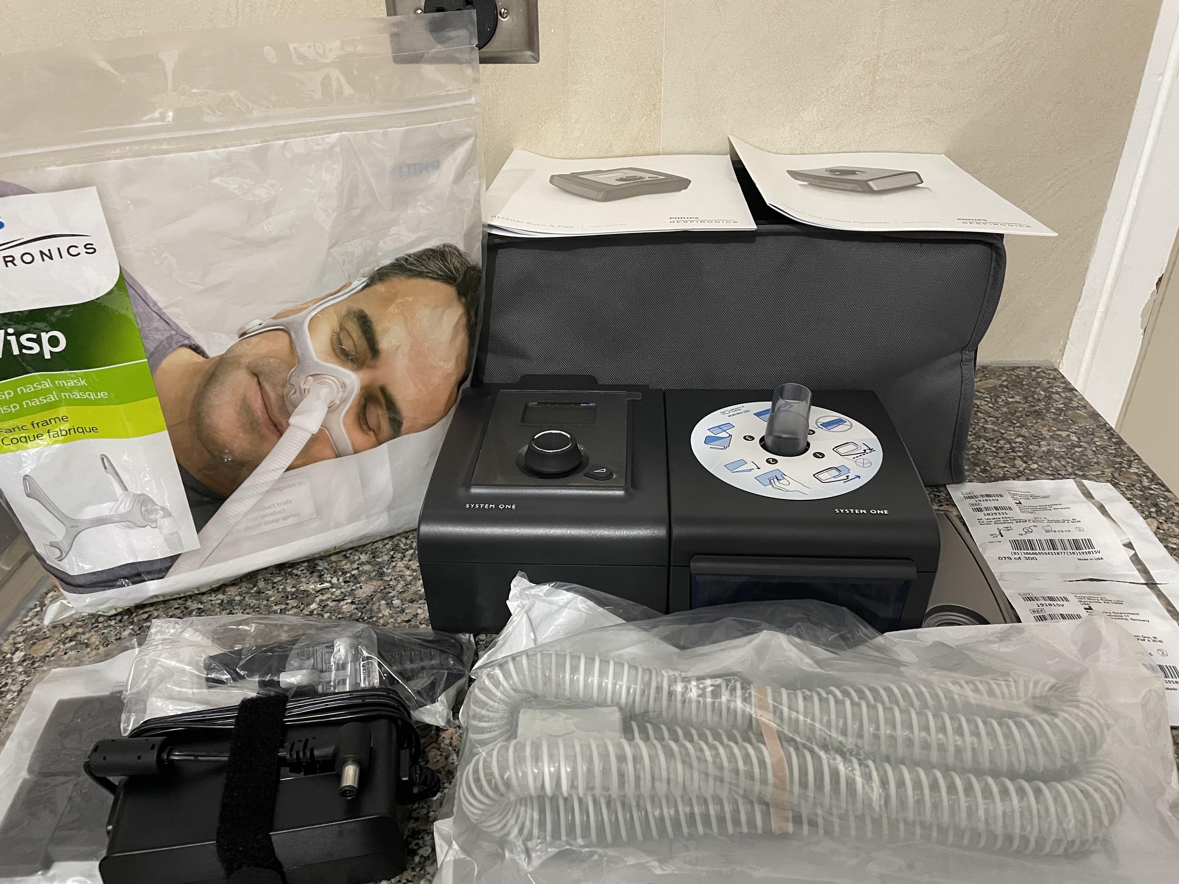 PHILIPS RESPIRONICS REMSTAR A-FLEX AUTO CPAP WITH HUMIDIFIER, Health ...
