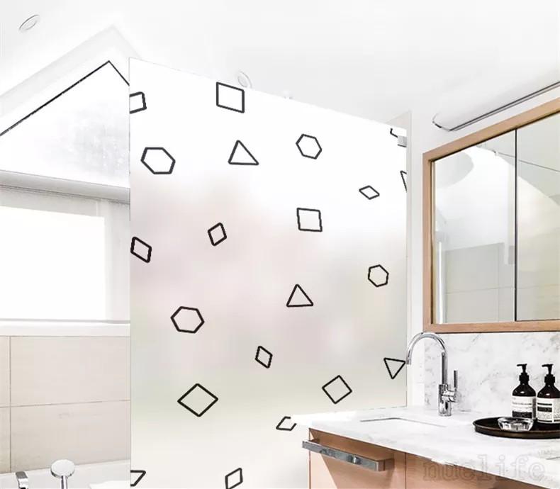 Plant electrostatic frosted glue-free window glass sticker film ...