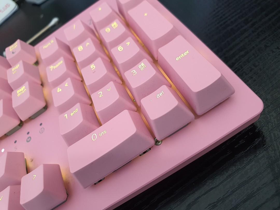 Razer Huntsman Gaming Keyboard Quarz Pink Edition (Preloved), Computers ...