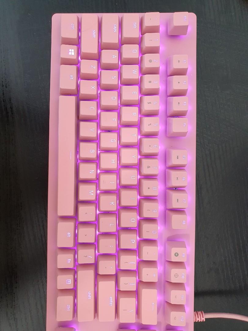 Razer Huntsman Gaming Keyboard Quarz Pink Edition (Preloved), Computers ...