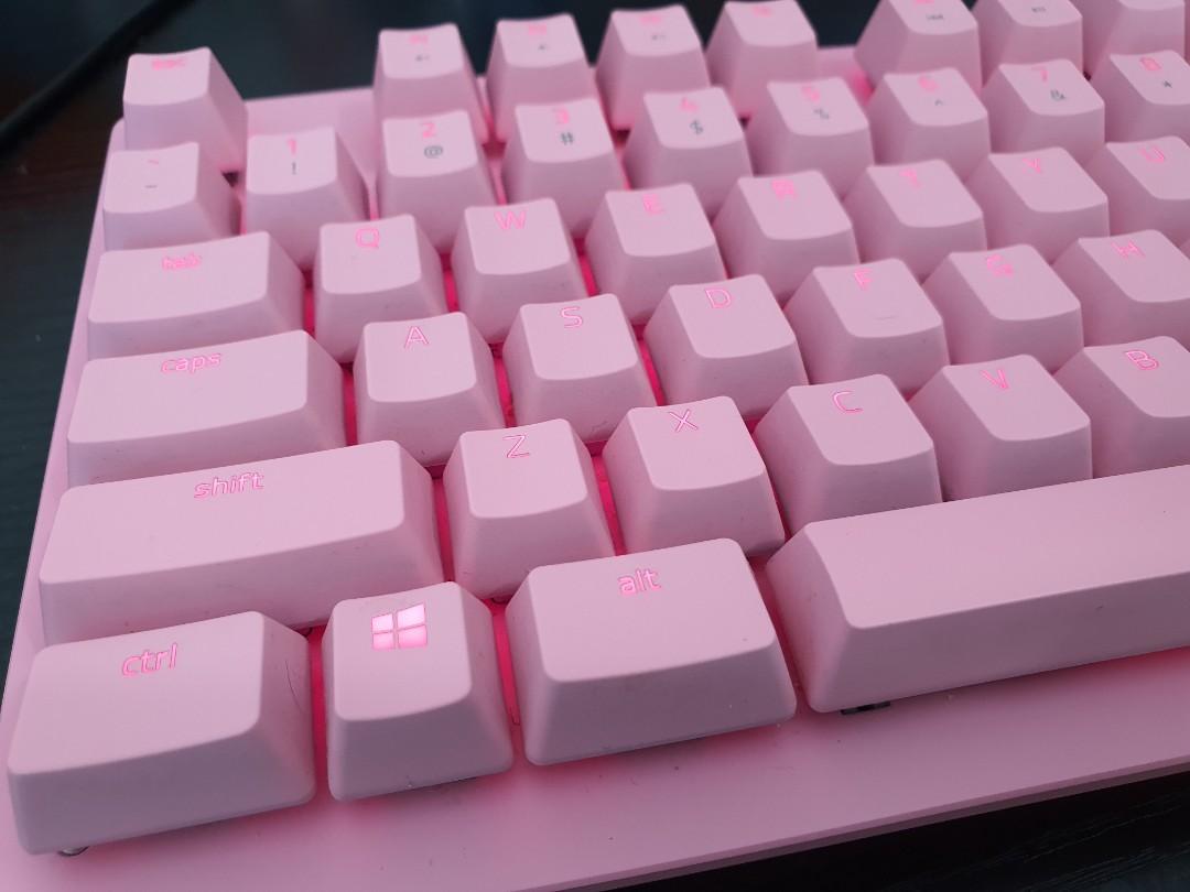 Razer Huntsman Gaming Keyboard Quarz Pink Edition (Preloved), Computers ...