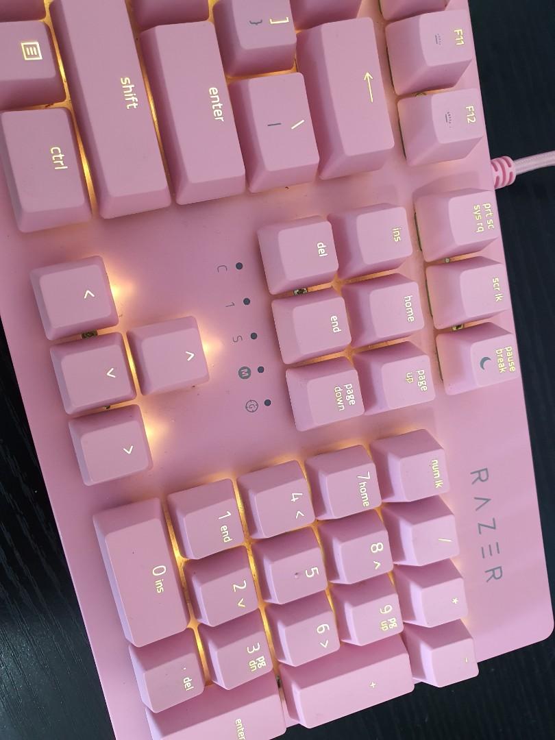 Razer Huntsman Gaming Keyboard Quarz Pink Edition (Preloved), Computers ...