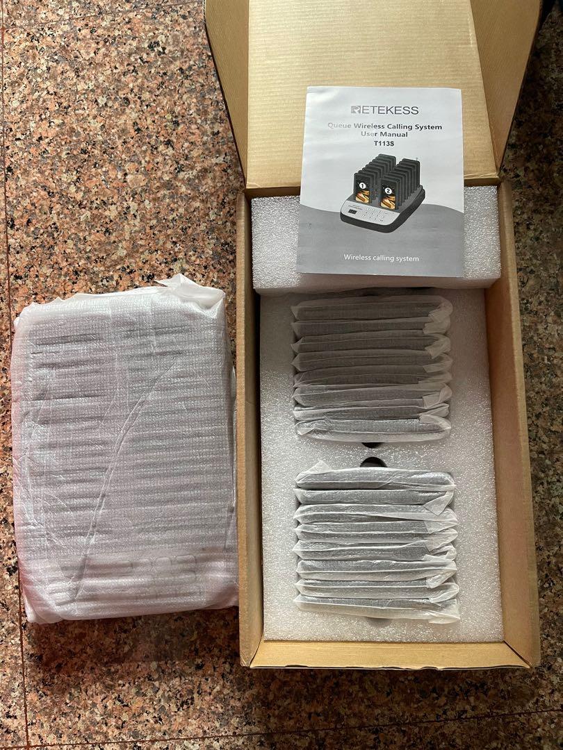 Retekess T113S Restaurant Pager System Wireless Buzzer System Pagers ...