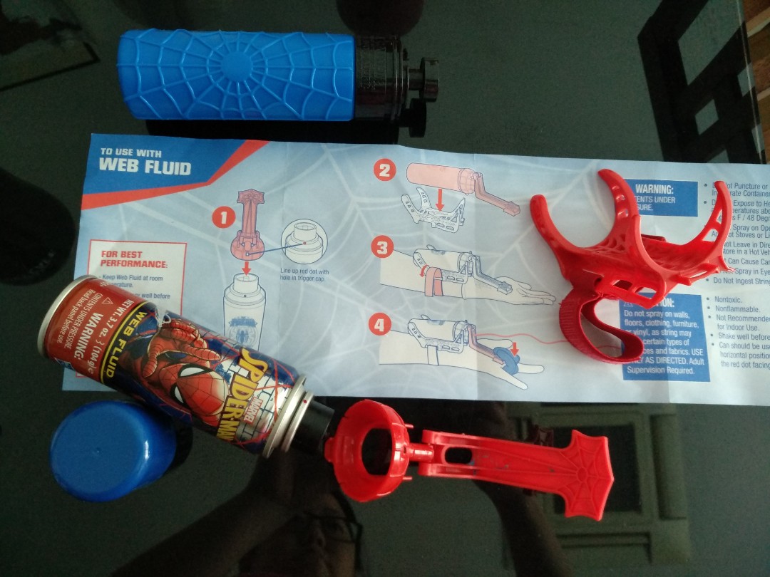 Spiderman Super Web Slinger, Hobbies & Toys, Toys & Games on Carousell