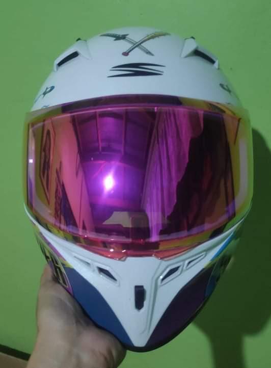 Spyder Phoenix+ ACE (Harley Quinn) Helmet Full face, Motorbikes ...