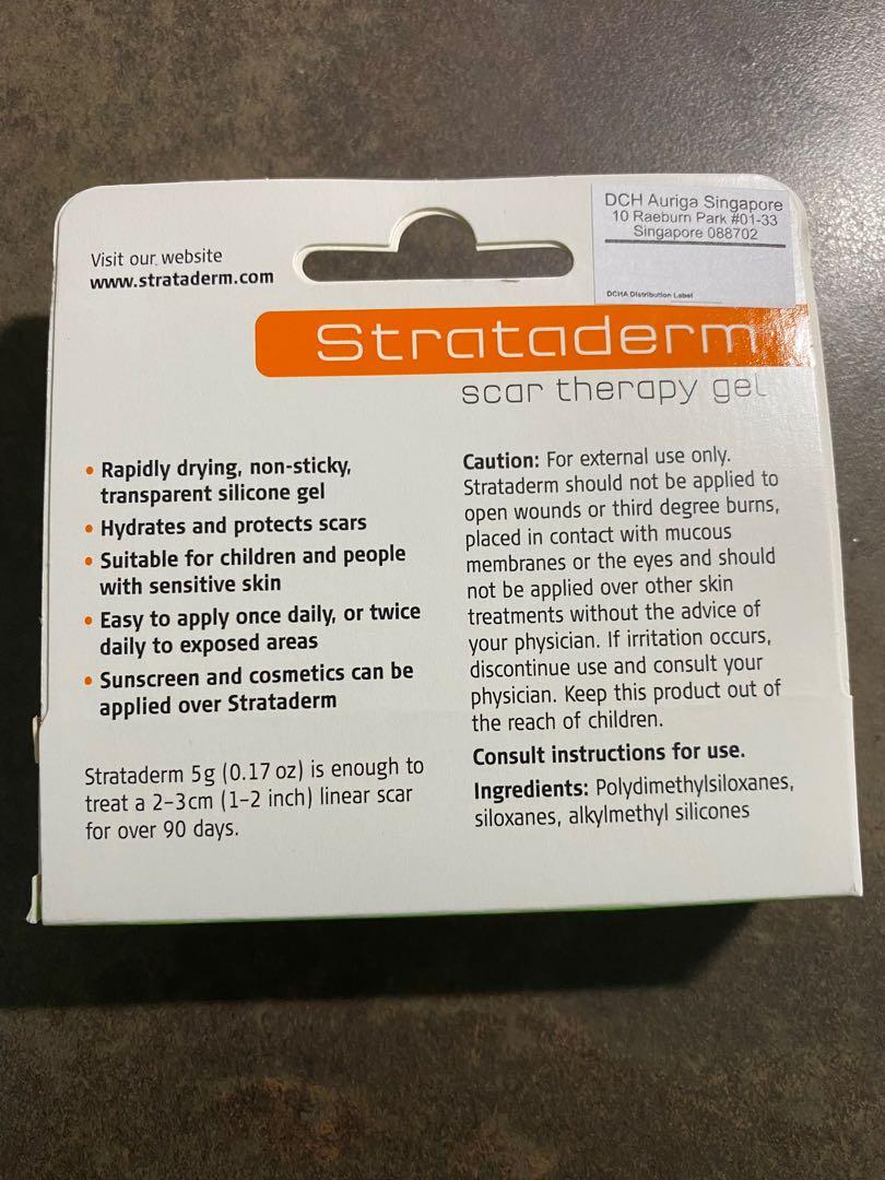 Stratamed & Strataderm scar gel 5g, Beauty & Personal Care, Face, Face ...