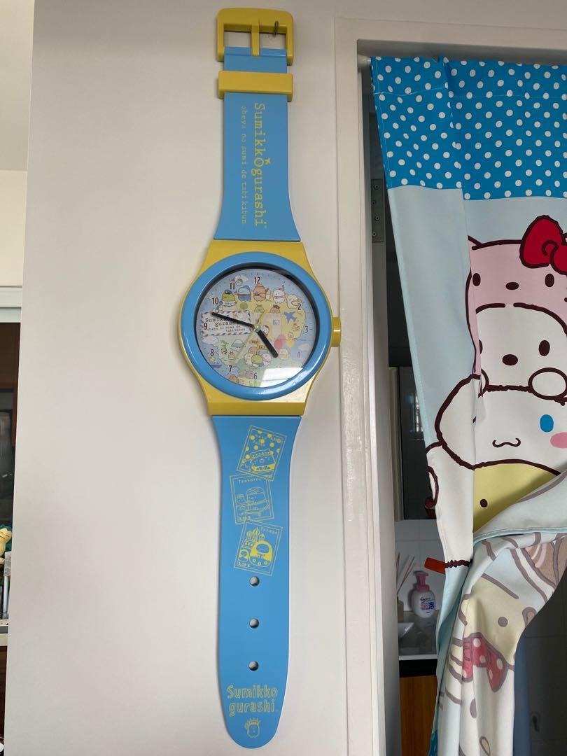 Sumikko Garashi Hanging Clock (Japan Toreba), Babies & Kids, Bathing ...