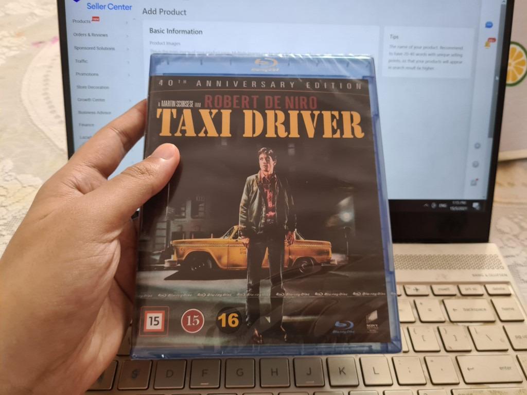 Taxi Driver 40th Anniversary (2-Disc) (Region Free) Blu Ray NEW ORIGINAL IMPORTED ROBERT DE NIRO ...