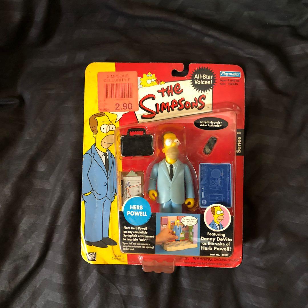 The Simpsons Herb Powell Action Figure, Hobbies & Toys, Memorabilia ...