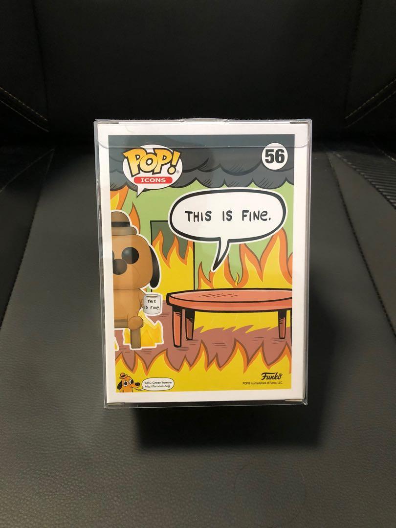 This is fine dog Funko Pop!, Hobbies & Toys, Toys & Games on Carousell