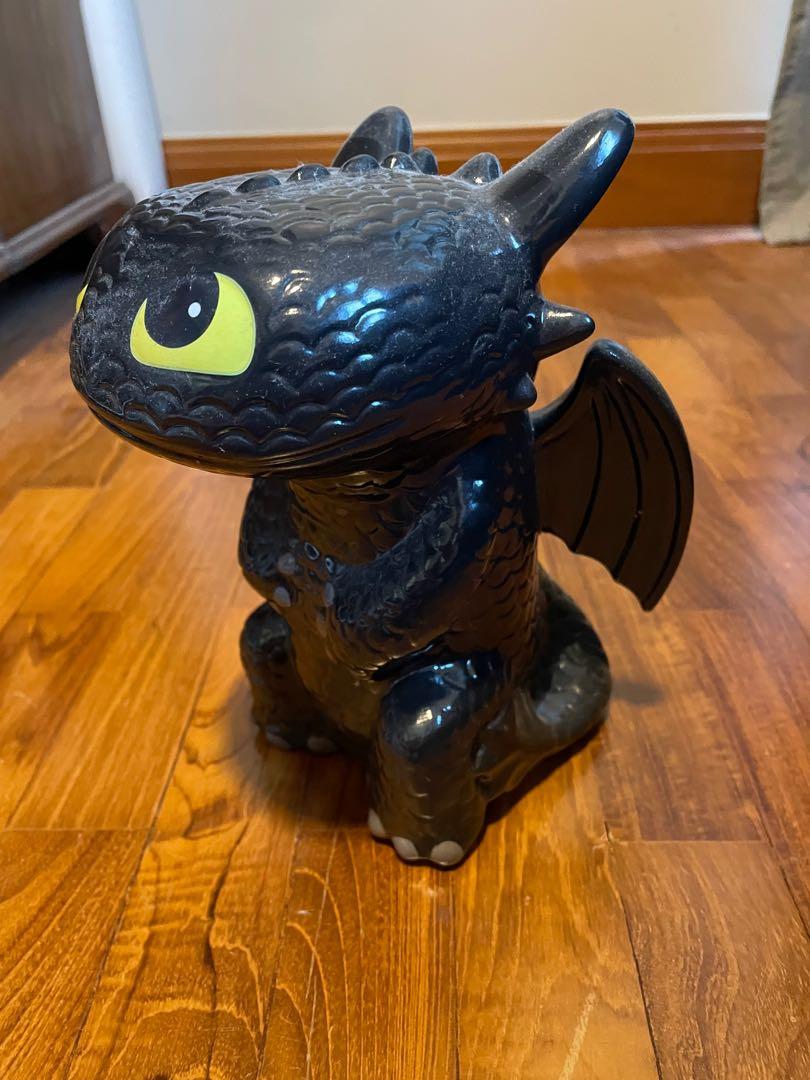 Toothless piggy bank (How to Train Your Dragon), Hobbies & Toys, Toys ...