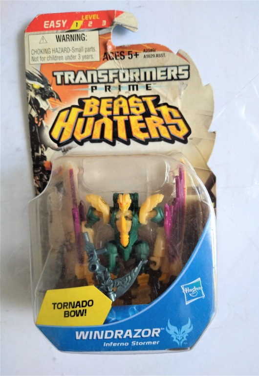 Transformers Prime Beast Hunters Windrazor Inferno Stormer Tornado Bow ...